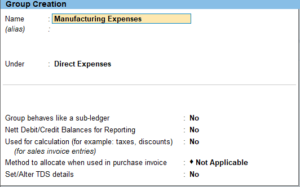 TallyPrime Assignment-3 [ACCOUNT GROUPS CREATION] – TallyPrime Book ...