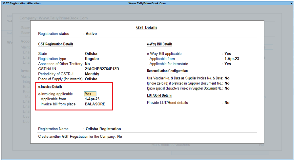 One-Time Setup for e-Invoice on IRP (Invoice Registration Portal ...