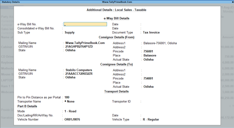 How to Generate e-Invoice Instantly in TallyPrime? – TallyPrime Book ...