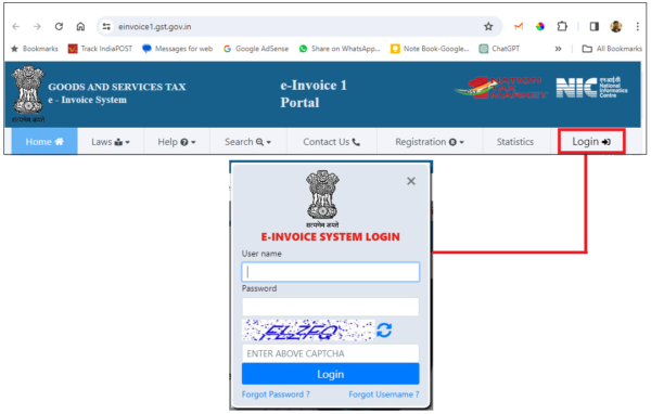 One-Time Setup for e-Invoice on IRP (Invoice Registration Portal ...