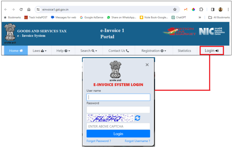 One-Time Setup for e-Invoice on IRP (Invoice Registration Portal ...