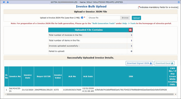 Offline e-Invoicing (JSON Export) to Generate IRN and Print QR Code in TallyPrime – TallyPrime ...