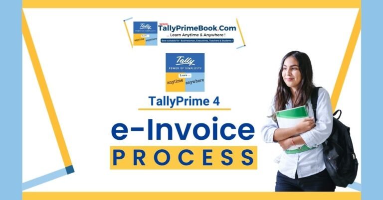 e-Invoicing in TallyPrime Accounting Software – TallyPrime Book ...