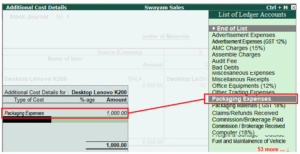 Inventory Voucher in TallyPrime 5 – TallyPrime Book (Tutorial ...