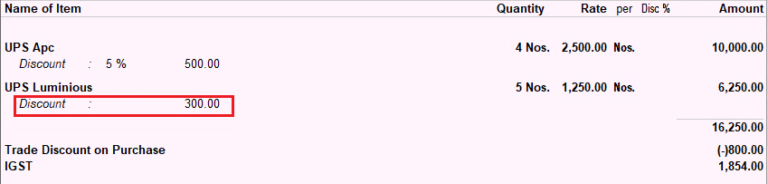 Discount Percentage and/or Amount on Item Rates during Purchase using ...