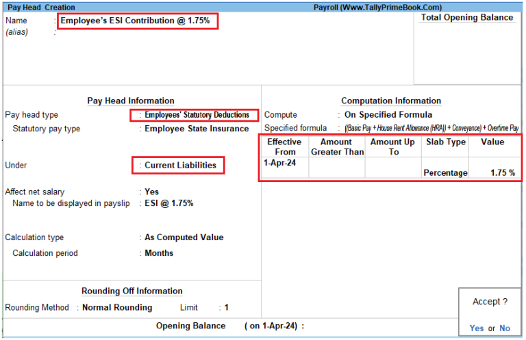 Creation of Pay Heads under Payroll using TallyPrime – TallyPrime Book ...