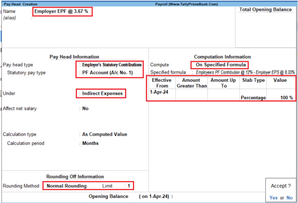 Accounting for Employer’s PF Contributions under Payroll using ...